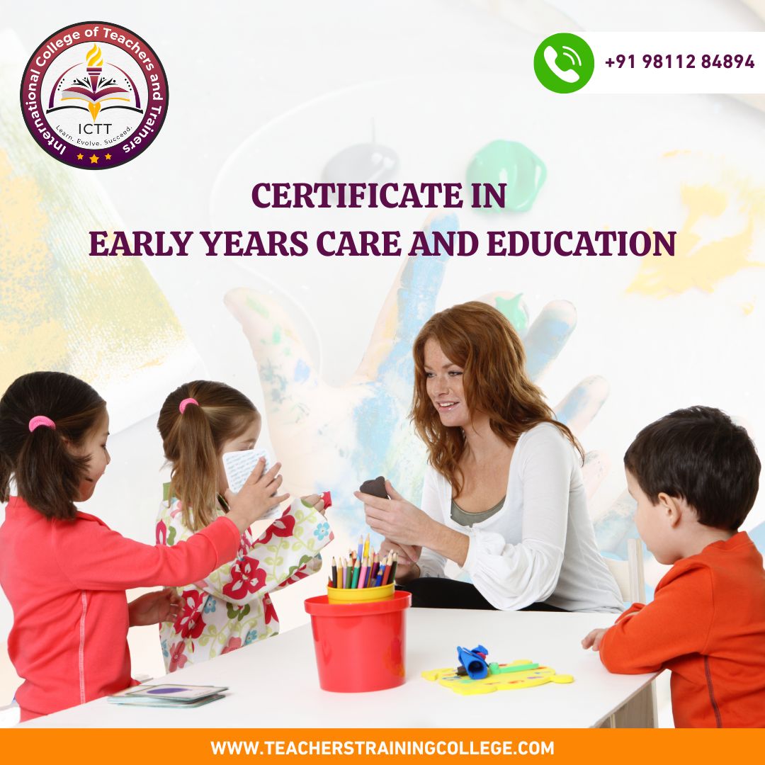 Certificate in Early Years Care and Education: Building the Foundation ...